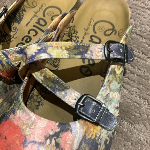 Calceo | Shoes | Calceo Floral Boho May Jane Clogs Size 37 | Poshmark